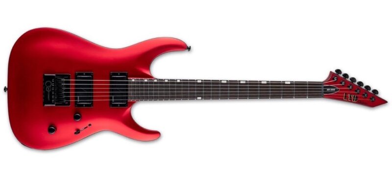 ESP LTD MH-1000, Candy Apple Red Satin - Incognito Guitars